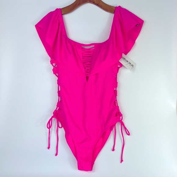 Tinibikini Swim Tinibikini Barbie Hot Bubble Gum Pink One Piece